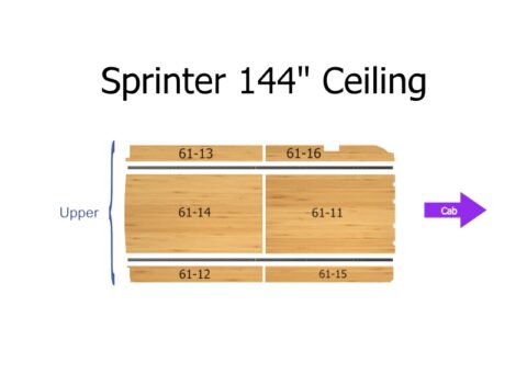 Sprinter Van Interior Wall Panels (144″ HR) - Roost Vans